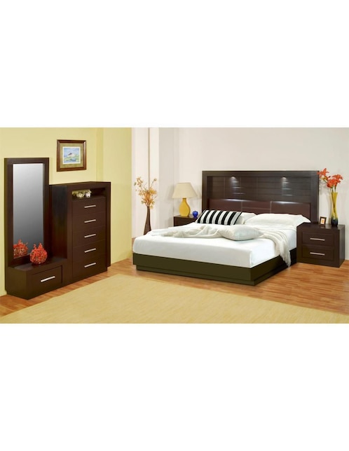 Set Recámara Kessa Pamela de MDF 2