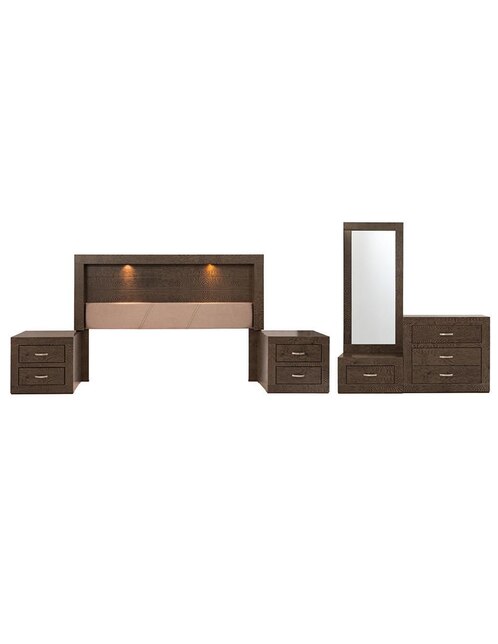 Set Recámara Kessa Valentina de MDF 2