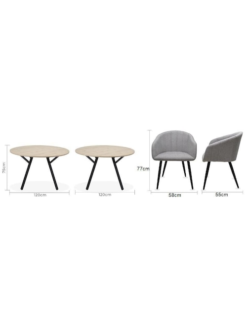 Comedor Sibari Mundo In para 4 personas 7
