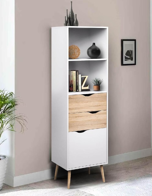 Librero Nórdico Top Living de aglomerado 3