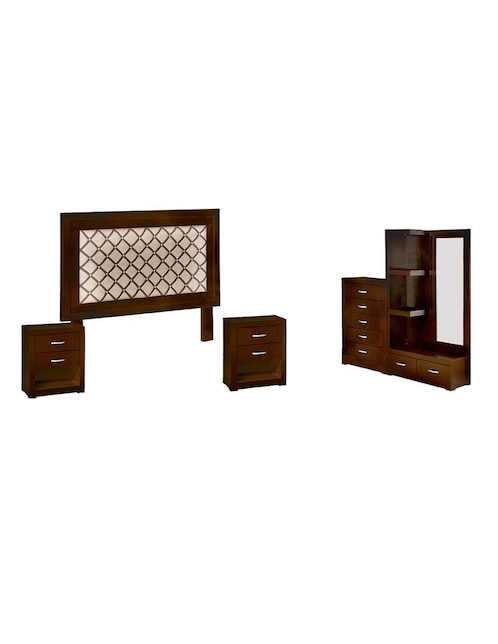 Set Recámara Kessa Reyna de MDF 1