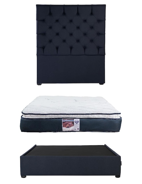 Set Recámara Dicasa Capri Orlando Monaco de madera pino 1
