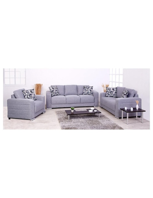 Sala 3 piezas Julie Aztec Furniture de tela 3