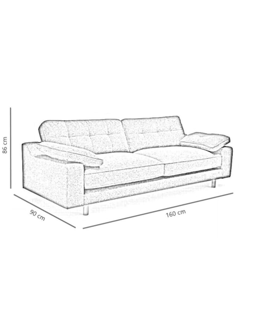 Love seat Valencia Design Shelby de lino 4