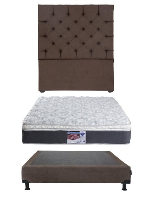 Set Recámara Dicasa Capri Box Marte de madera pino 1