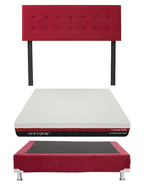 Set Recámara Dicasa Bilbao Box de madera pino 1