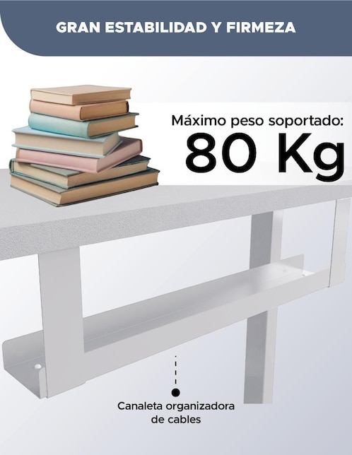 Escritorio Titano de madera 7
