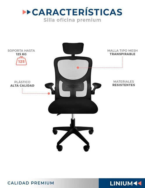 Silla escritorio Linium 6