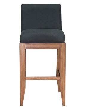 Banco Del Toro Dublin Contemporáneo de madera gris oxford