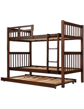 Litera Alabama Sochic de madera individual