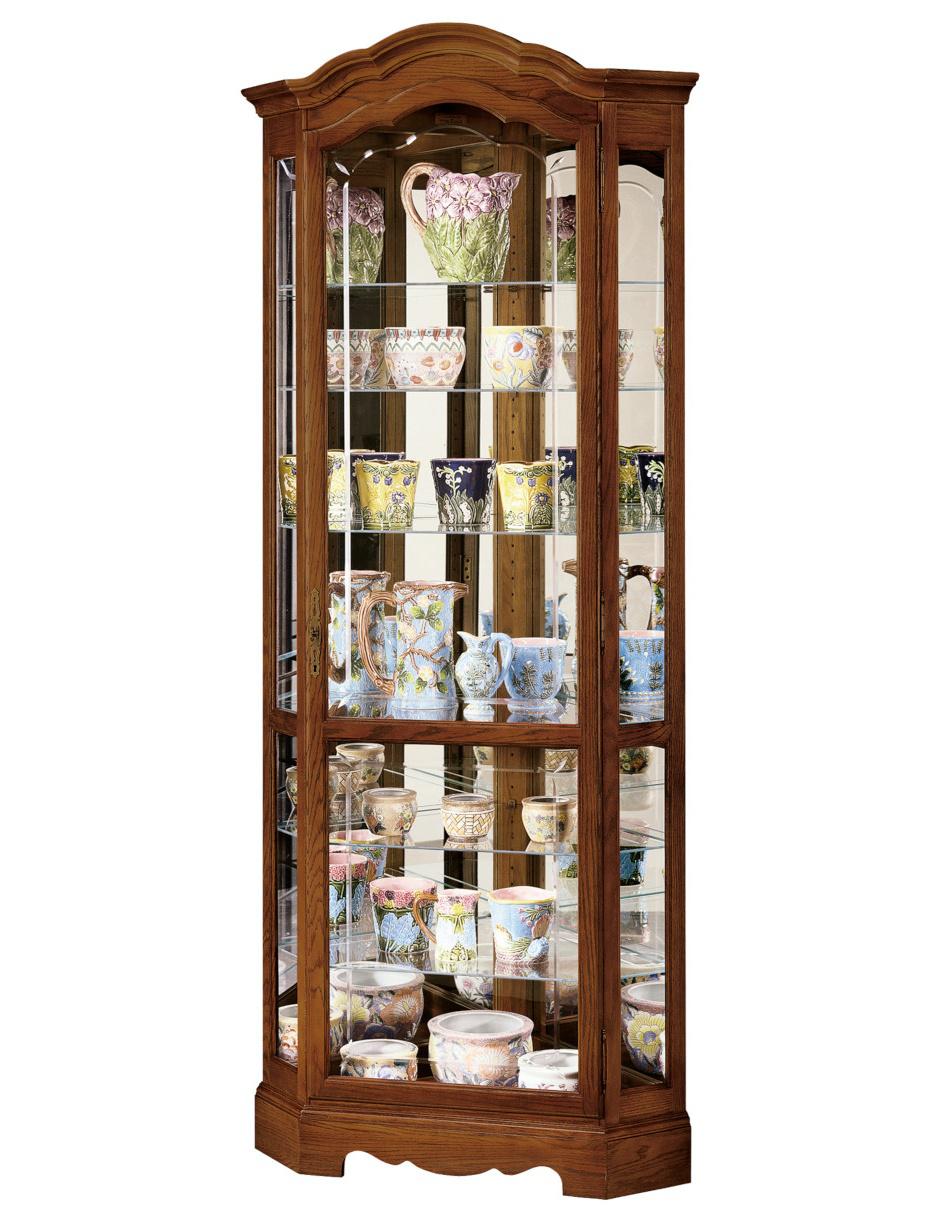 Vitrina De Curiosidades De Esquina Blanca