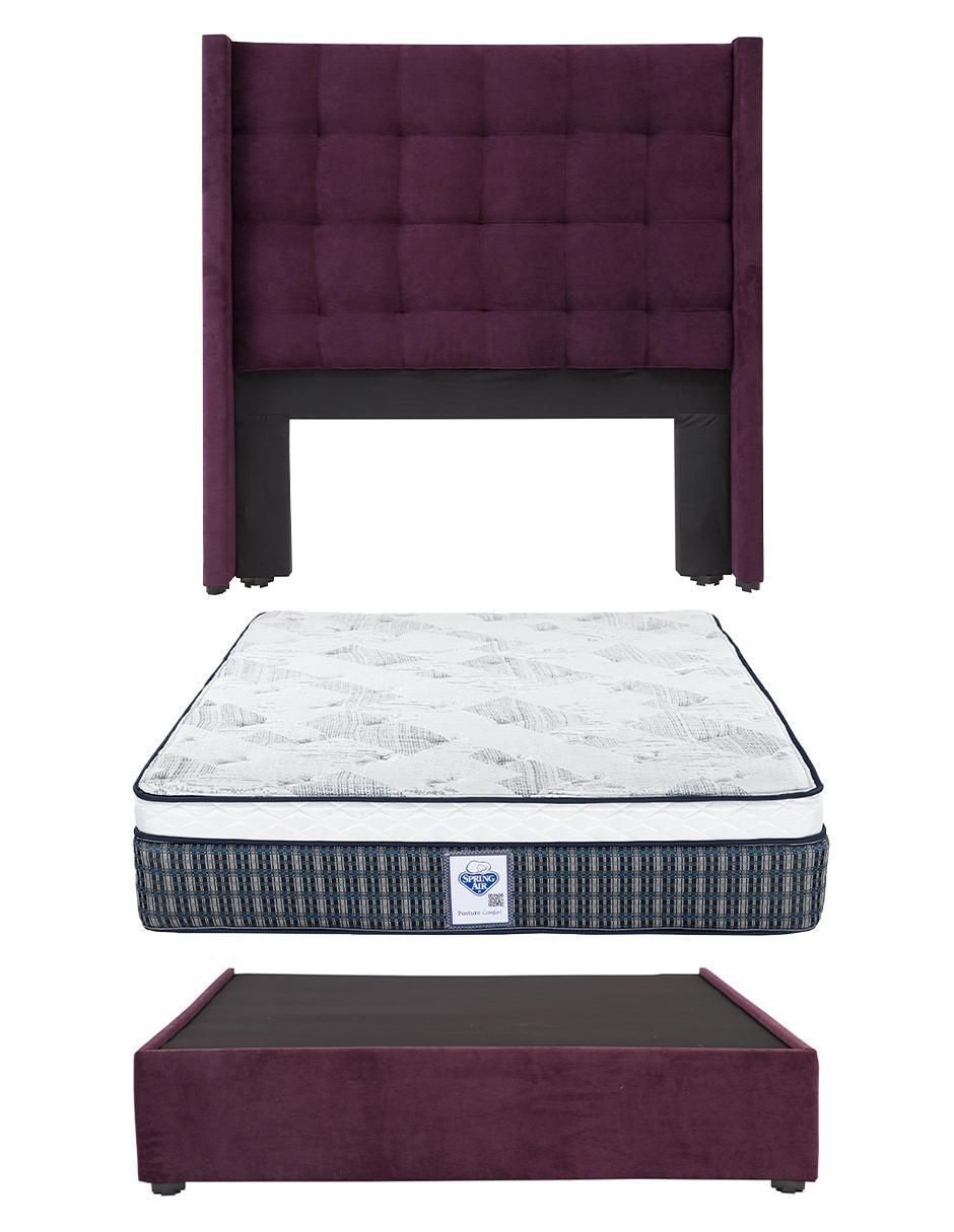 Set recámara Dicasa Titan Cardona de madera pino